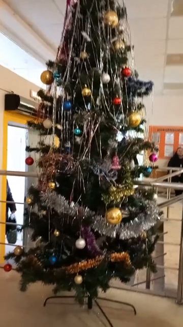 Новый год, рождество, новогодняя елка Щекино поликлиника