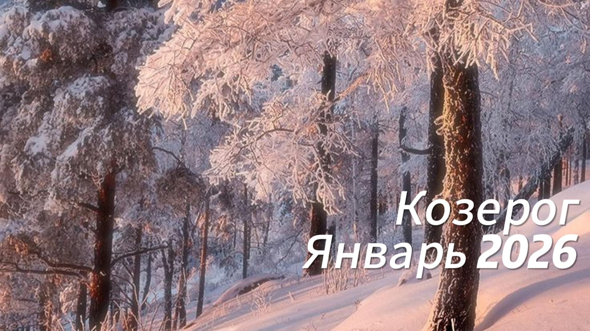 Прогноз для Козерогов на Январь 2026