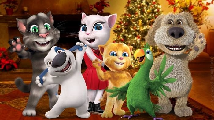 🎁🐱 Говорящий том 🔥🐱  Говорящий том и друзья 🦸🐱 Ава и папа