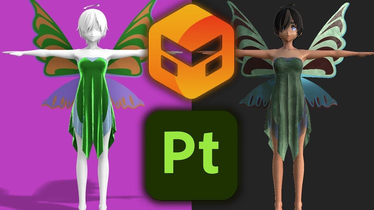 Создаю образ феи в Marvelous Designer и Substance 3D Painter