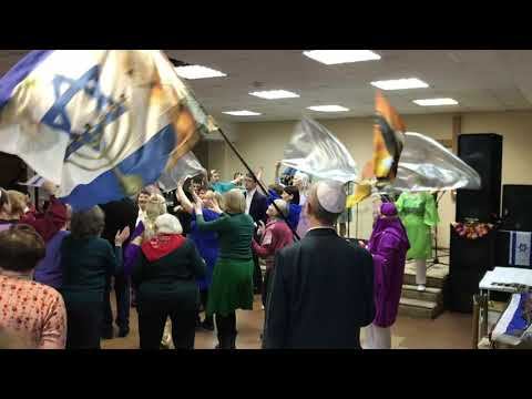 Празднование Пурима в миссии "Пламенеющий Израиль"