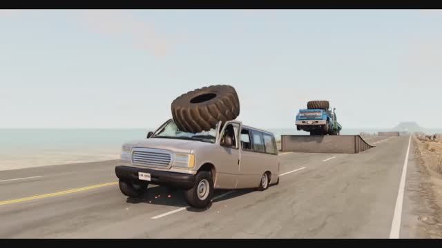 МАШИНКИ ВИДЕО ПРО МАШИНКИ СИМУЛЯТОР КРАШ-ТЕСТА КТО ДОВЕЗЕТ ПОКРЫШКУ С ГОРЫ ИГРУШКИ МАШИНКИ