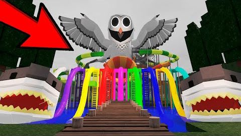 Я построил АКВАПАРК в игре 99 НОЧЕЙ В ЛЕСУ В РОБЛОКС / топ игры