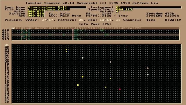 Screamtracker music. Sirrus & Siren, Juni. Stratosphere Fall.