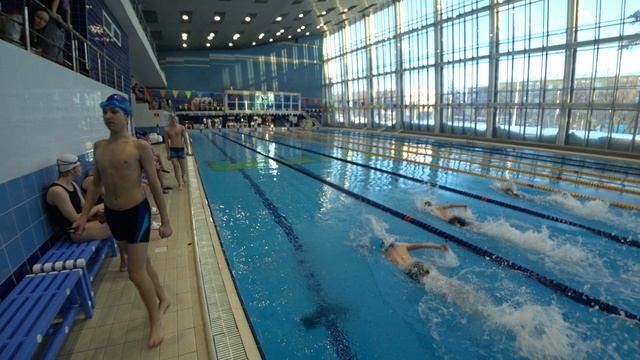 211225 50м вс 7кл 1юн Горягин Елисей 1д 32сек Зозуля Вова 2д 31с 1место Третьяков Ефим 3д 32с 3место