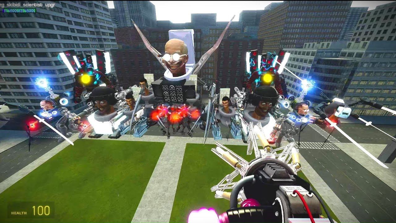 БИТВА ВОСКРЕШЕНИЯ: НОВЫЙ G-MAN СКИБИДИ ТУАЛЕТ ПРОТИВ АБСОЛЮТНОГО ТРИ-ТИТАНА И БОССОВ в garrys mod