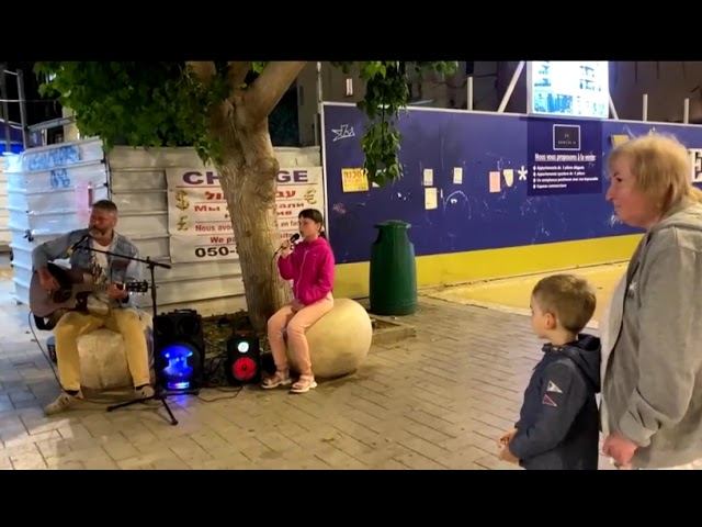 Фрагменты второго уличного служения в городе Нетания (Израиль)