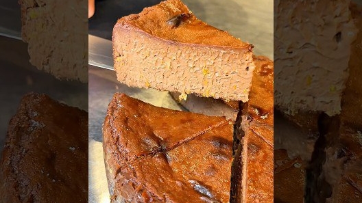 шоколадный бисквит-чизкейк