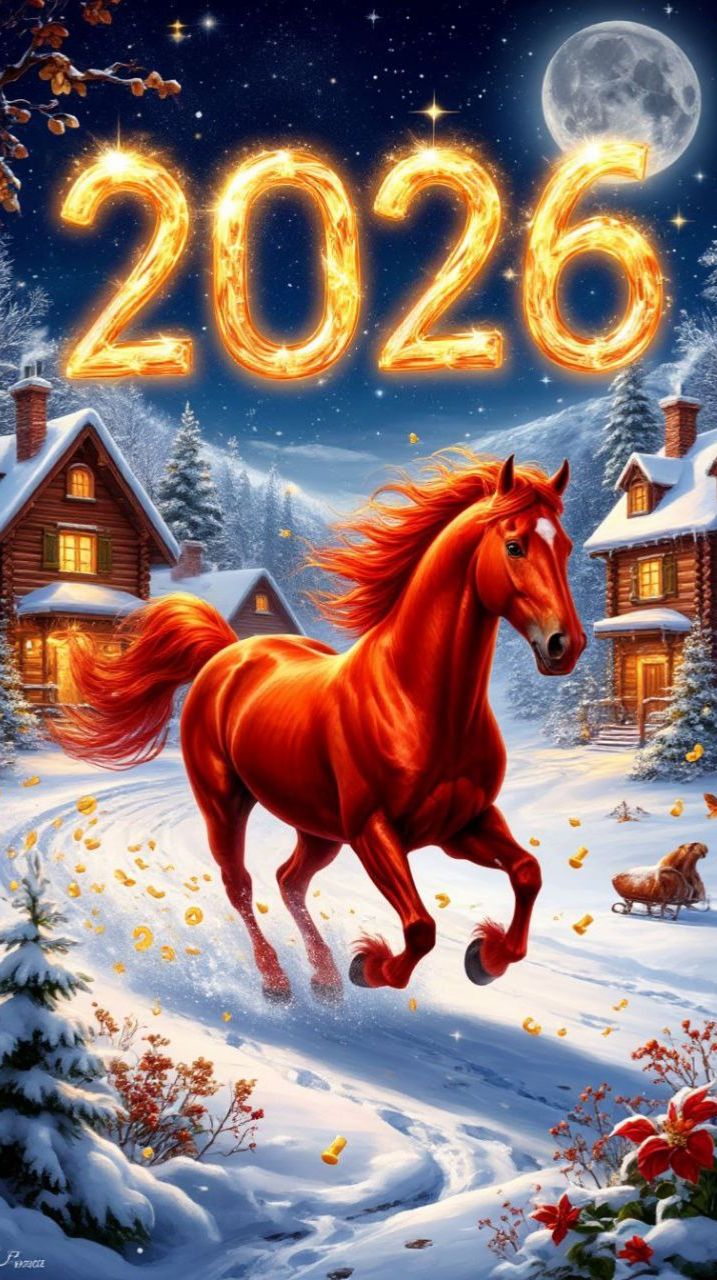 Огненный конь NatalitaSongs #АвторскаяПесня  #НовыйГод #СтихиОЖизни #МузыкаSunoAL #ВидеоИИ