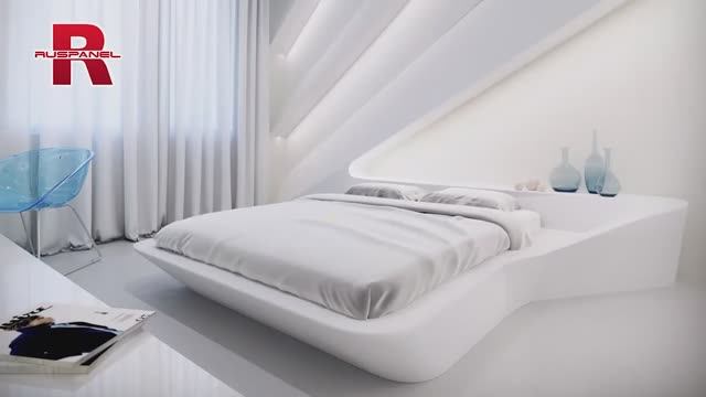 Кровать по индивидуальному проекту. Руспанель - безграничные возможности!