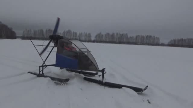 Аэросани "Стриж".Первый выезд в этом сезоне.