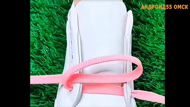 Как красиво и необычно завязать шнурки😉