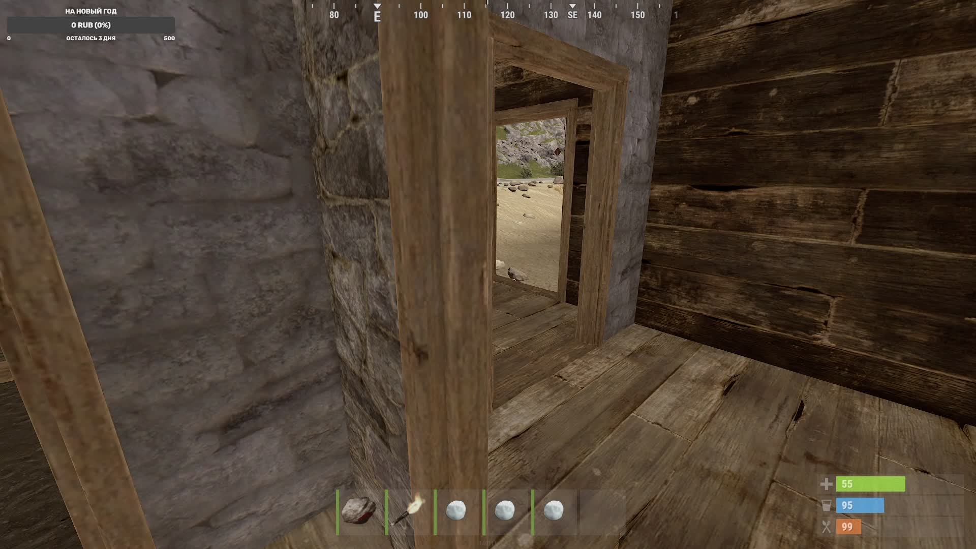 Rust соло выживание на PVP сервере