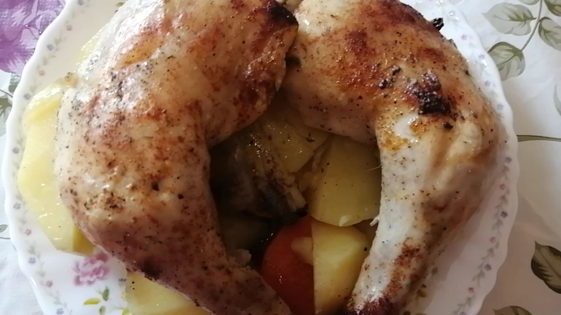 Курица с овощами. Ленивее ужина и быть не может