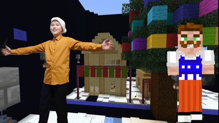 НОВОГОДНИЙ ПРИВЕТ СОСЕД (САМЫЙ ЭПИЧНЫЙ РОЛИК НА КАНАЛЕ) - ПРИВЕТ СОСЕД В МАЙНКРАФТЕ #7