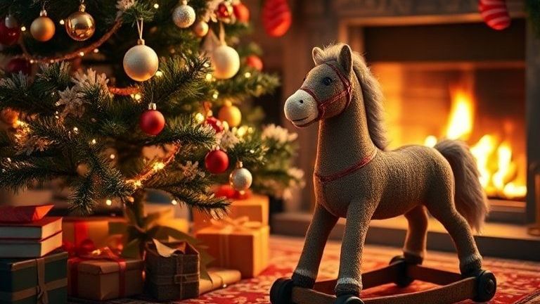 ❄️ВАУ! Новогодняя песня от ИИ!❄️ Праздничный саундтрек Нового года Лошади 2026 про ёлочку!