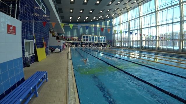 211225 50м спина 6класс Плескач Кирилл 2дор 42сек 1юн 1место Козлов Андрей 3дор 52сек 2юн 3место