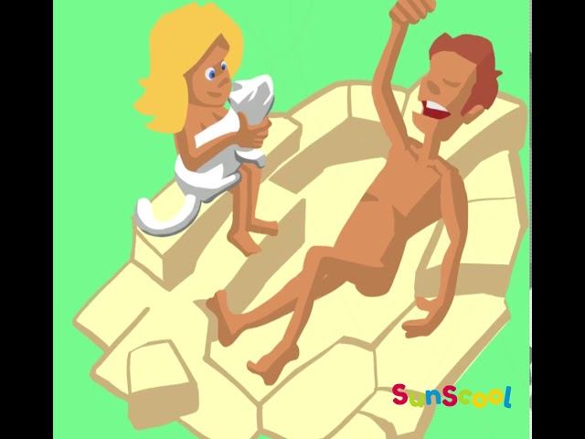 Таймлапс создания художником сцены с Адамом и Евой