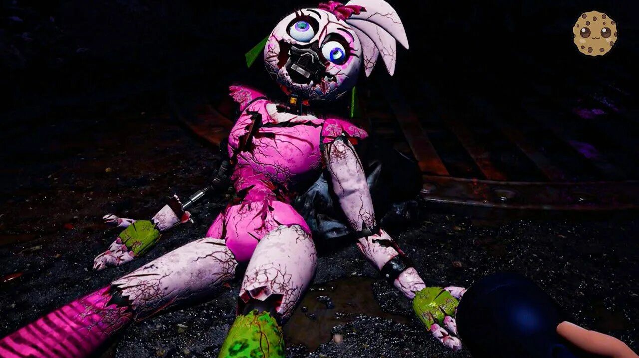 ШОК!FNAF SECURITY BREACH!#7