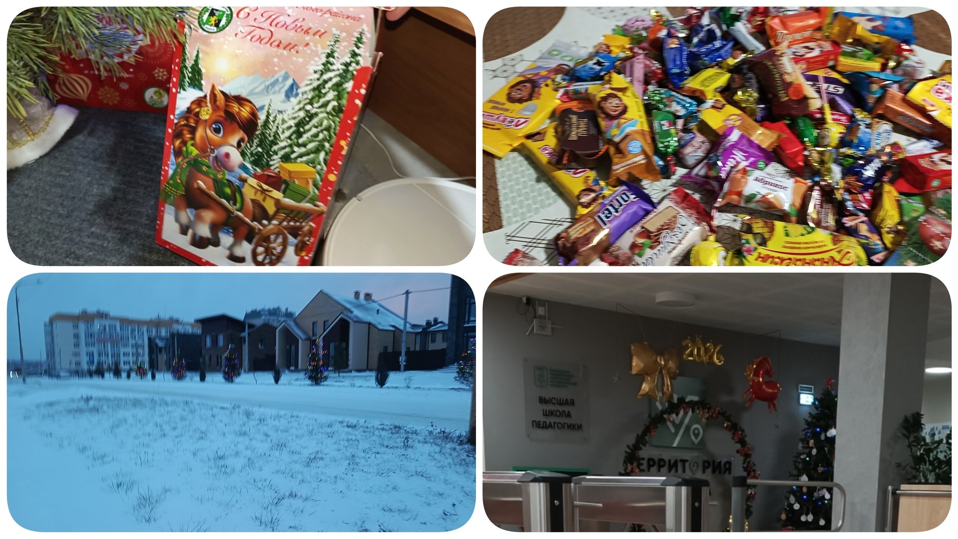 Vlog Пришла настоящая зима. Приезжали гости. Ездила в школу и забрала новогодний подарок 🎁