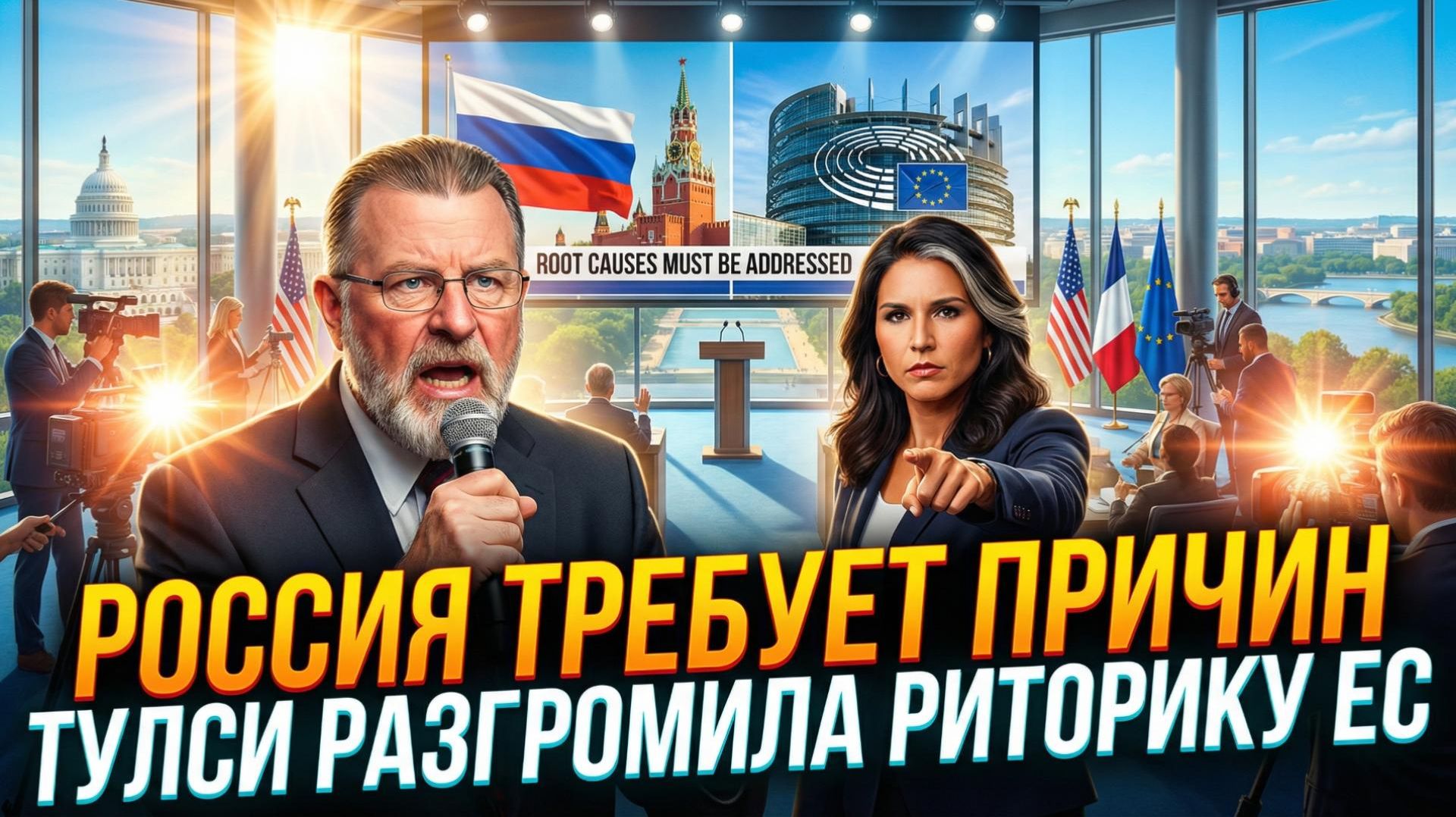 💥Ларри Джонсон | Россия поставила жёсткое условие, а Тулси Габбард разнесла военную риторику ЕС