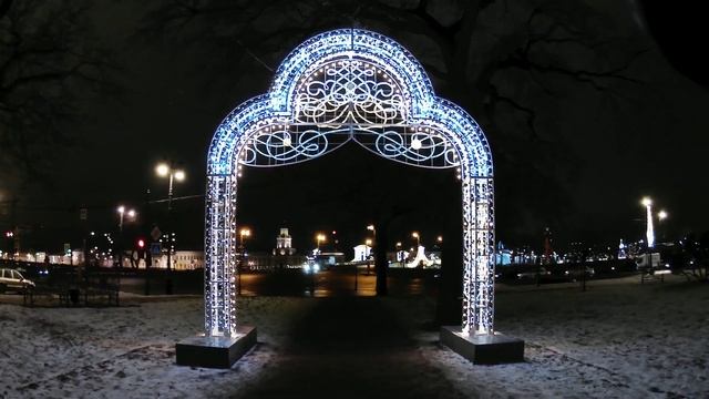 Новогодняя иллюминация в Санкт-Петербурге