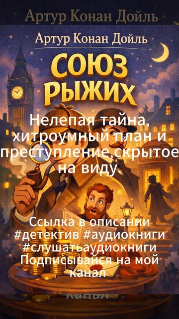 Артур Конан Дойль Союз Рыжих   #детектив #аудиокниги #слушатьаудиокниги