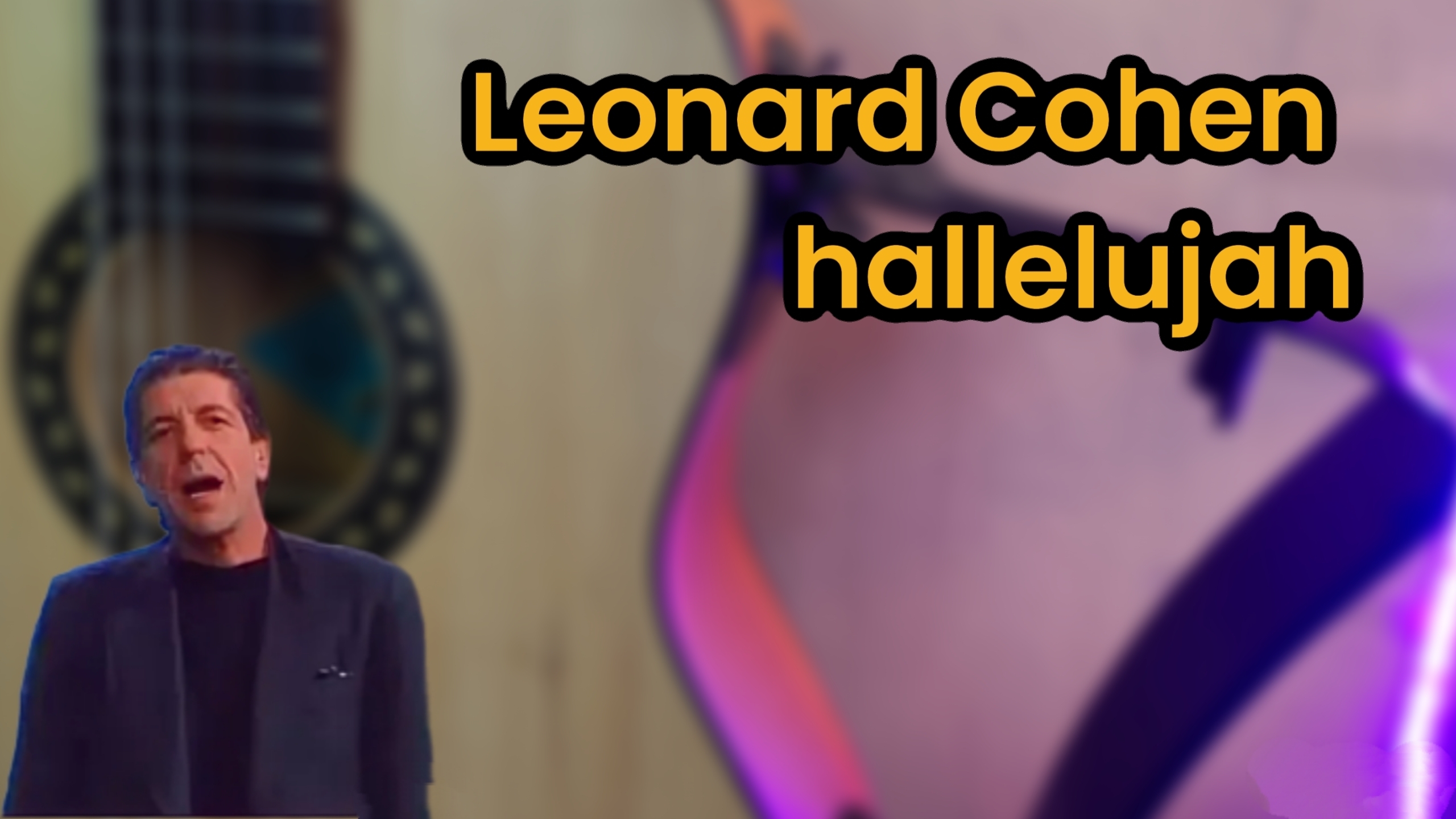 Leonard Cohen hallelujah