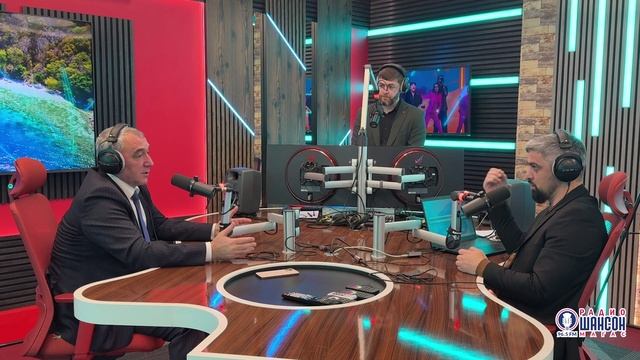 Мэр Магаса в студии "Радио Шансон Магас"