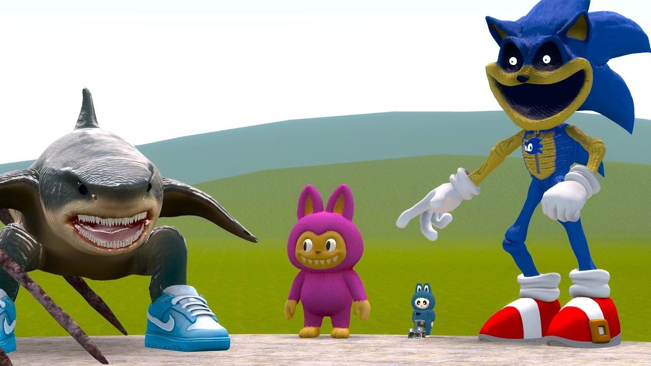 Спартанец пинает Лабубу и Динозавра ИТАЛЬЯНСКИЙ BRAINROT Лин Ганг Мелон Мон Мон Мон Лемон в гмод