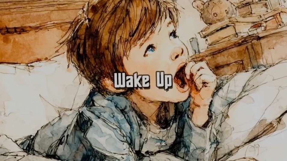 «Wake Up!»  Весёлая утренняя песенка на английском для детей | Распорядок дня и привычки