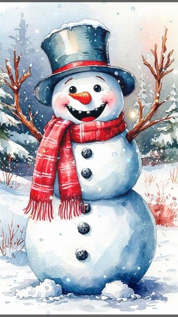 НОВОГОДНЯЯ ПЕСНЯ, пожелание от СНЕГОВИКА к Наступающему 2026 Новому году!