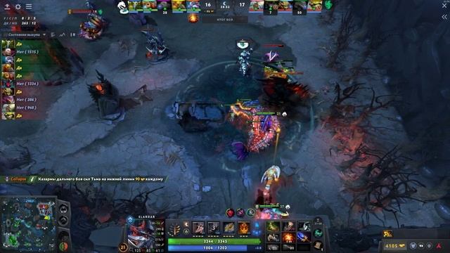 Team Spirit VS Team Falcons 8 сентября 1