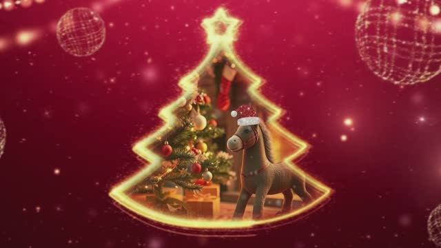 ❄️ВАУ! Волшебная песня от ИИ про Новый год Лошади 2026!❄️Праздничная музыка на Новый год 2026!