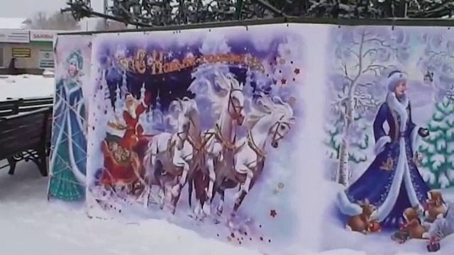 Ишим декабрь 2015. Предновогодний город.