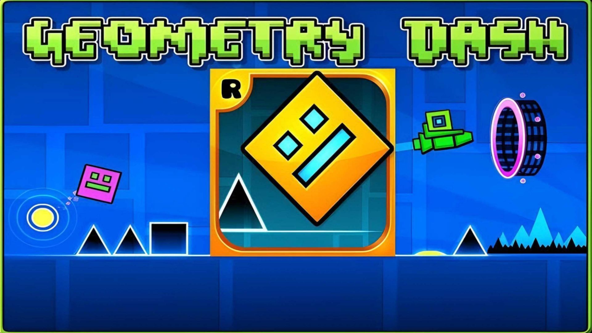 Сягодня я буду игрть: Геометрий дэш проходить GEOMETRICAL DOMINATOR на 3 монет