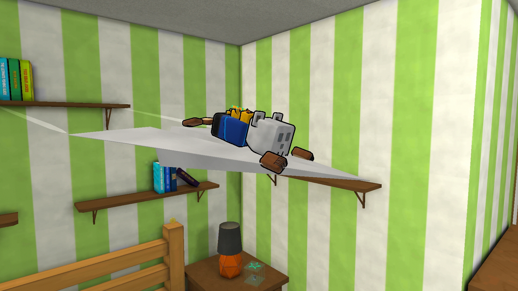 как пройти полёт на бумажном самолётике в гигантском доме-_- Super bear Adventure 🐻