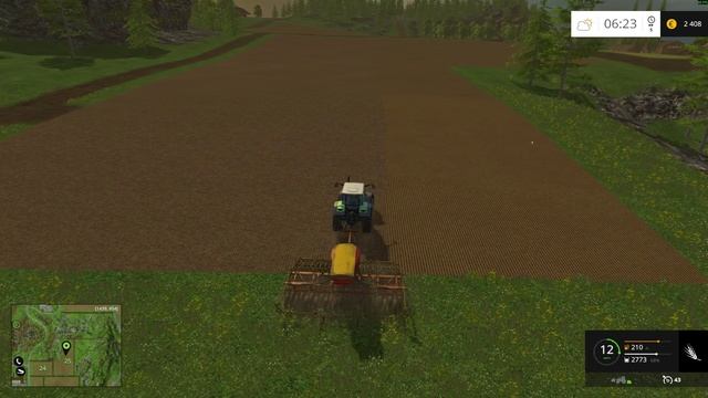 Farming Simulator 2015 Карта Бьорнхольм Косим траву ,новые поля