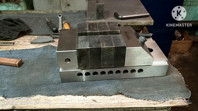 Шлифовка изделия “СУХАРЬ“ - оснастка для крепления изделий к магнитной плите.