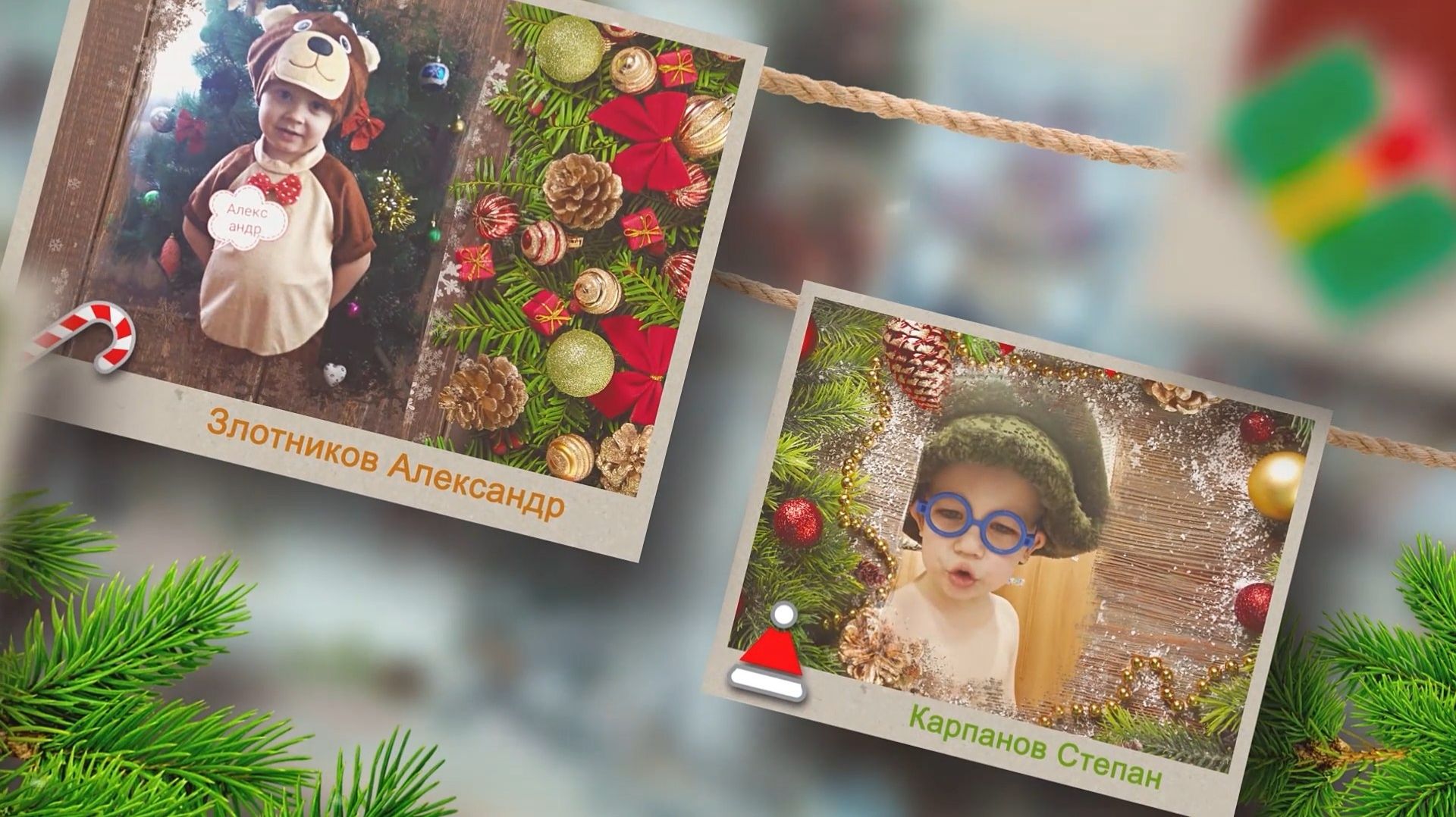 Видеозаставка мероприятия и титульная заставка 01