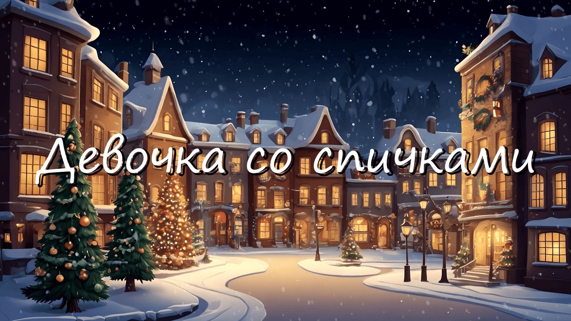 Детский рождественский спектакль «Девочка со спичками»