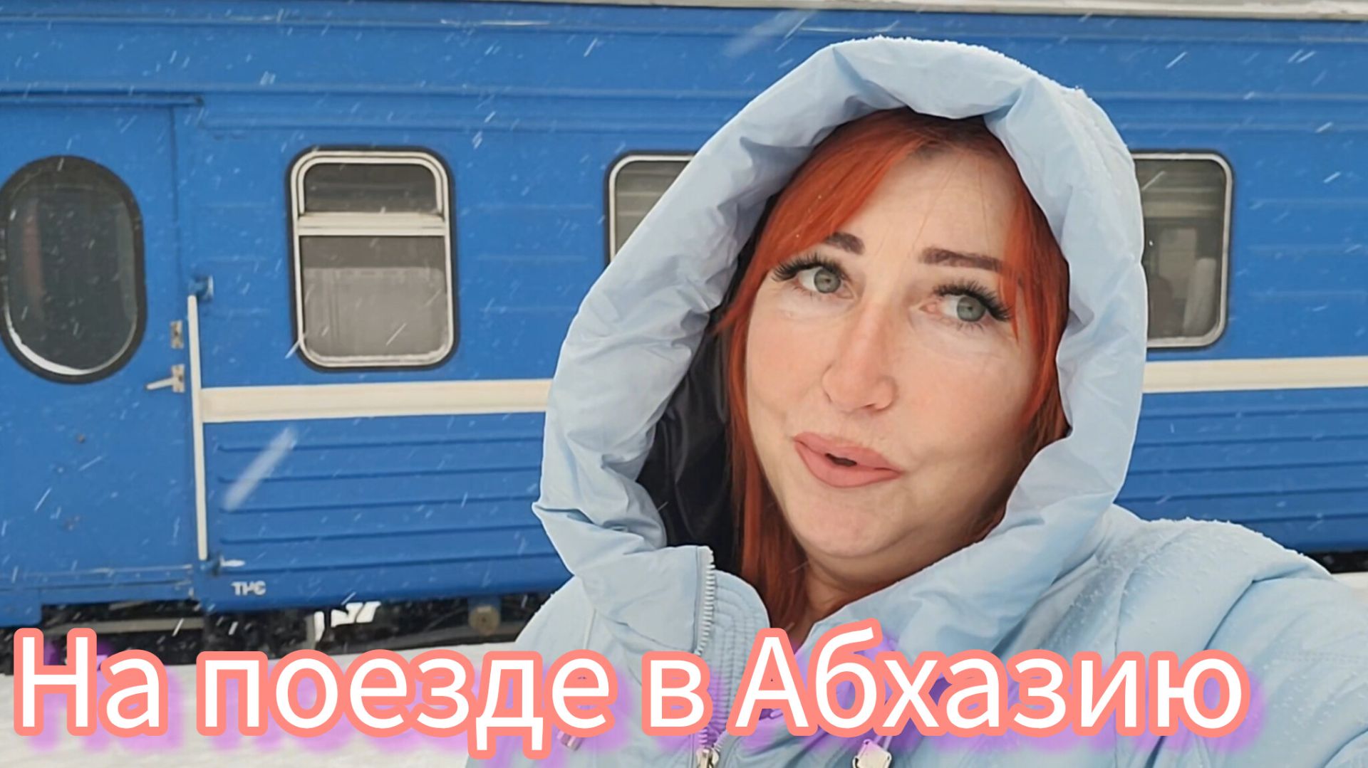 Поезд Минск-Адлер/ Когда собака лучший пассажир/ Зимняя сказка за окном/ Понервничала в Адлере