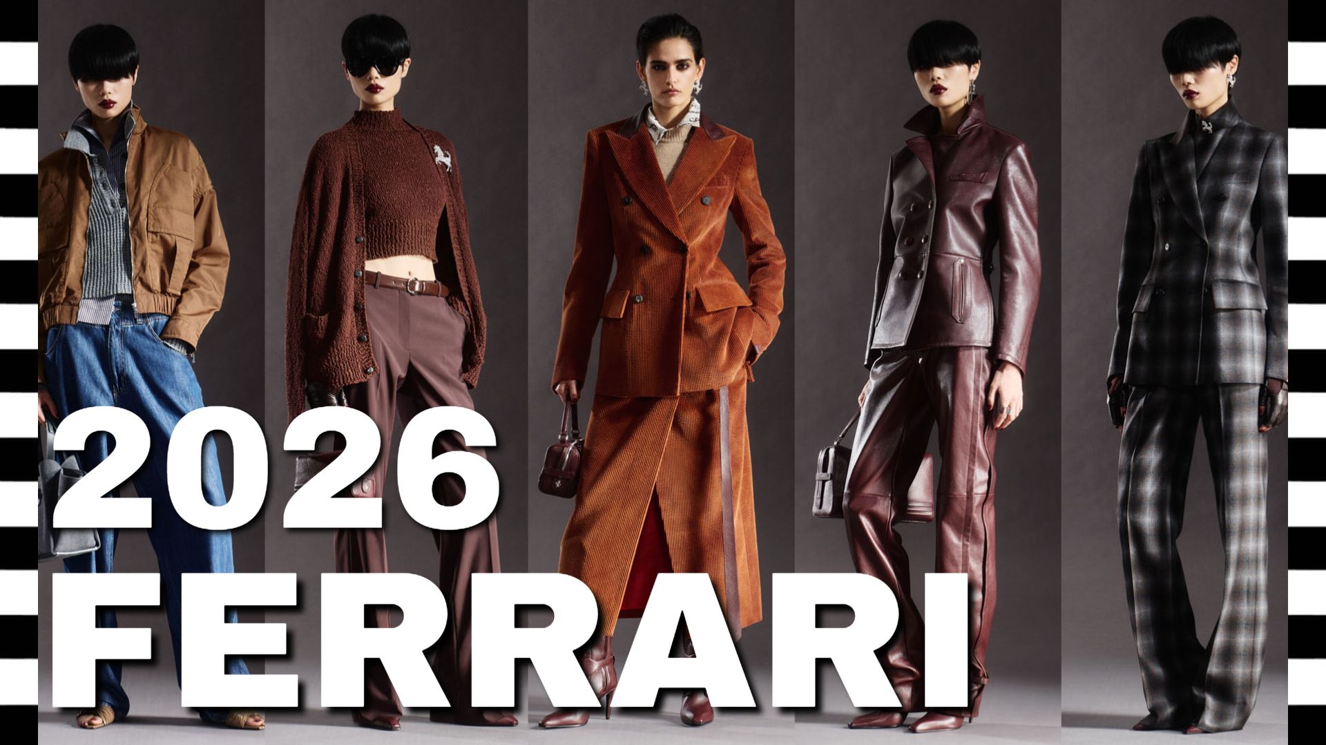 ✔️ FERRARI коллекция PRE-FALL 2026 с ДЕТАЛЯМИ крупным планом, LOOKBOOK