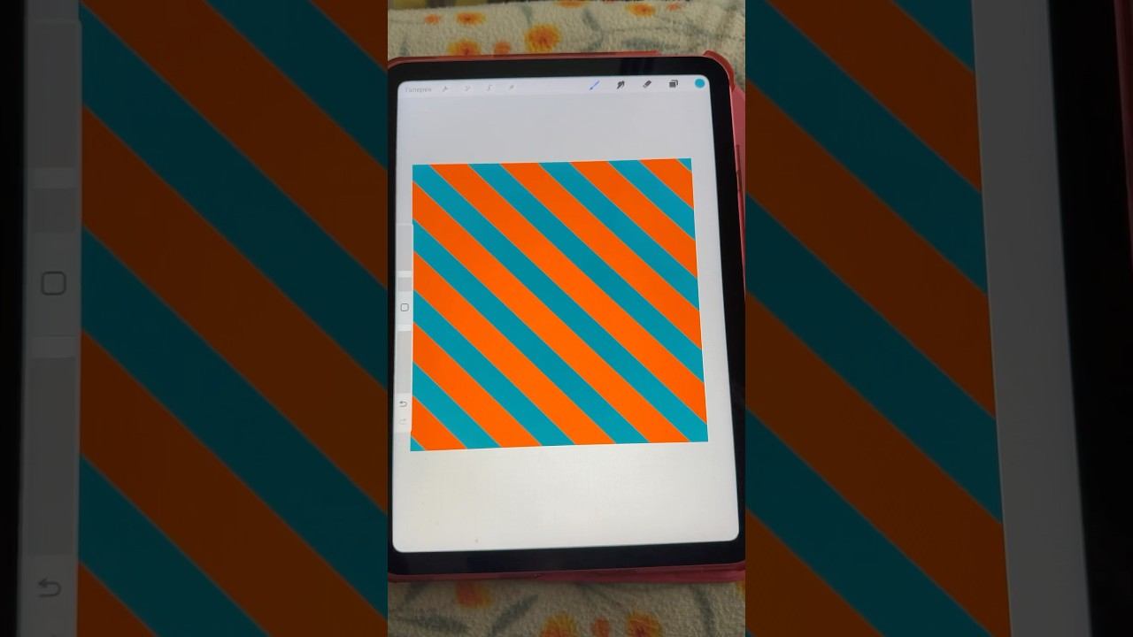 diagonal pattern in #Procreate #pattern #patterndesign #procreatedreams #tutorialprocreate #art