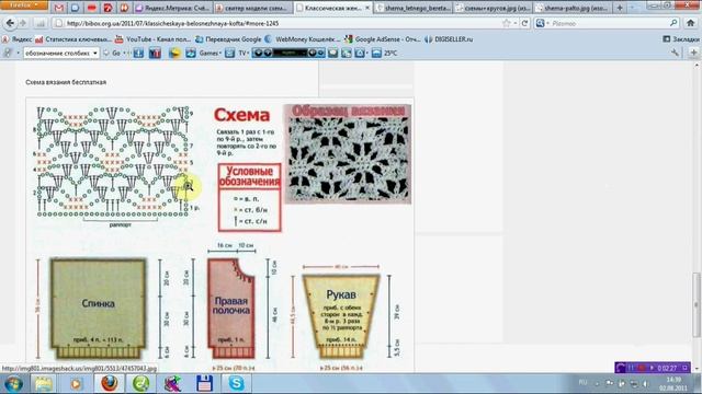 Вязание по схемам Теория