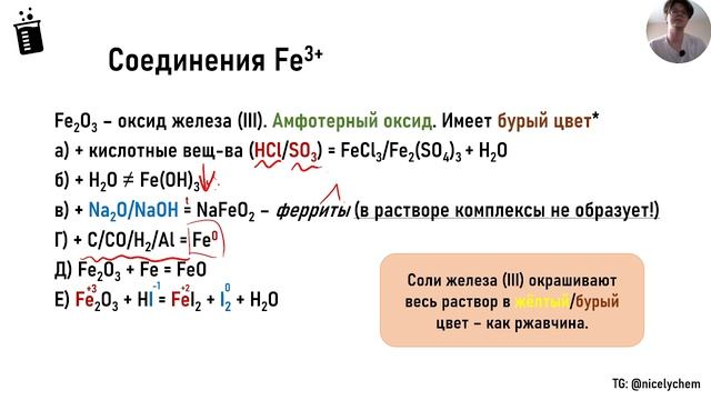 Химия железа | Это ЖЕЛЕЗНО понадобится на экзамене!