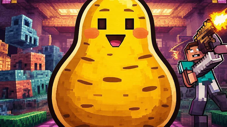 обзор мода на Ядовитый картофель, Minecraft в кино, мгновенные постройки и огнестрельное оружие.