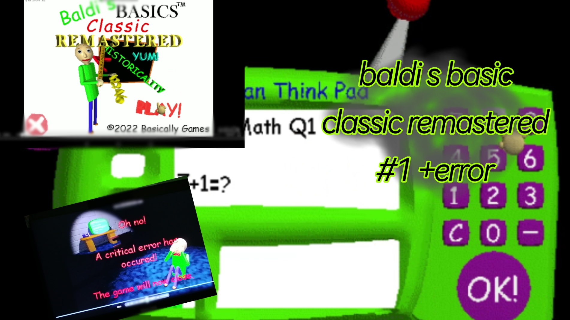 baldi basics classic remastered #1 +error