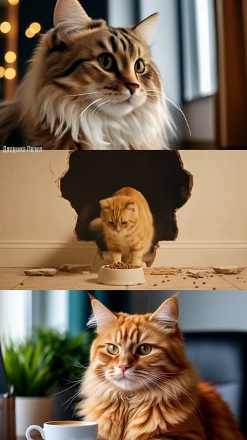 Нейросети и коты, ч.3 | Ai cats #кот #cat #trending #рекомендации #ии #ai #neuralnetwork #shorts