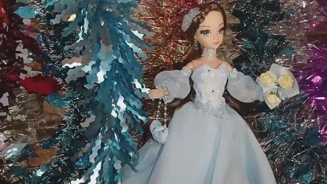 Обзор на куклу Соня Роуз в голубом свадебном платье-Sonya Rose